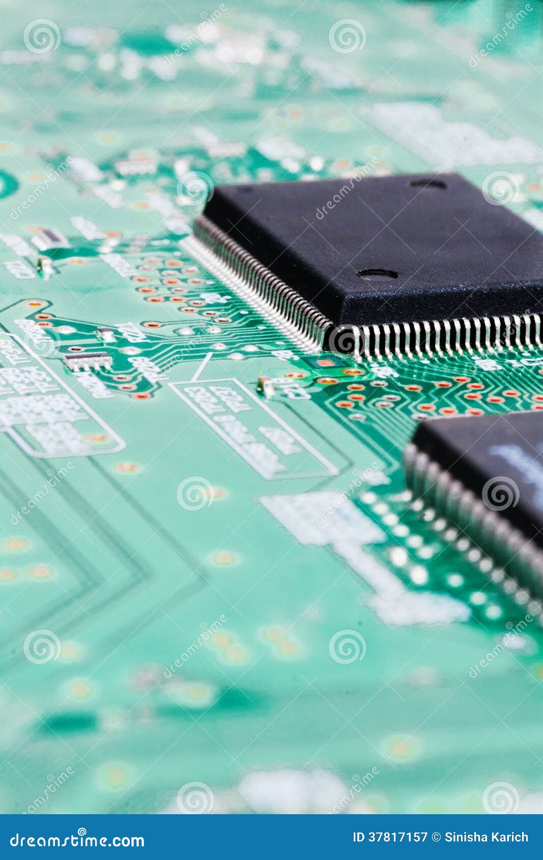 Computer electronics stock image. Image of connector - 37817157