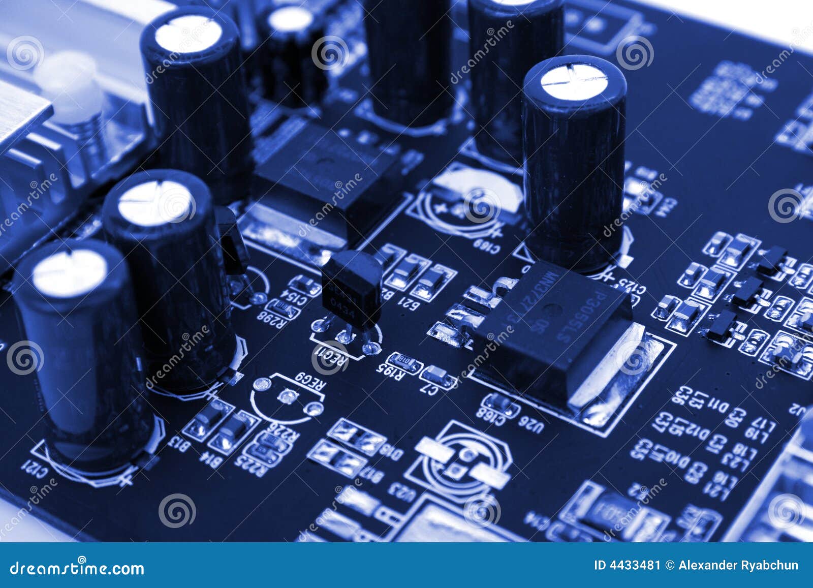 Computer electronics stock image. Image of board, abstract - 4433481