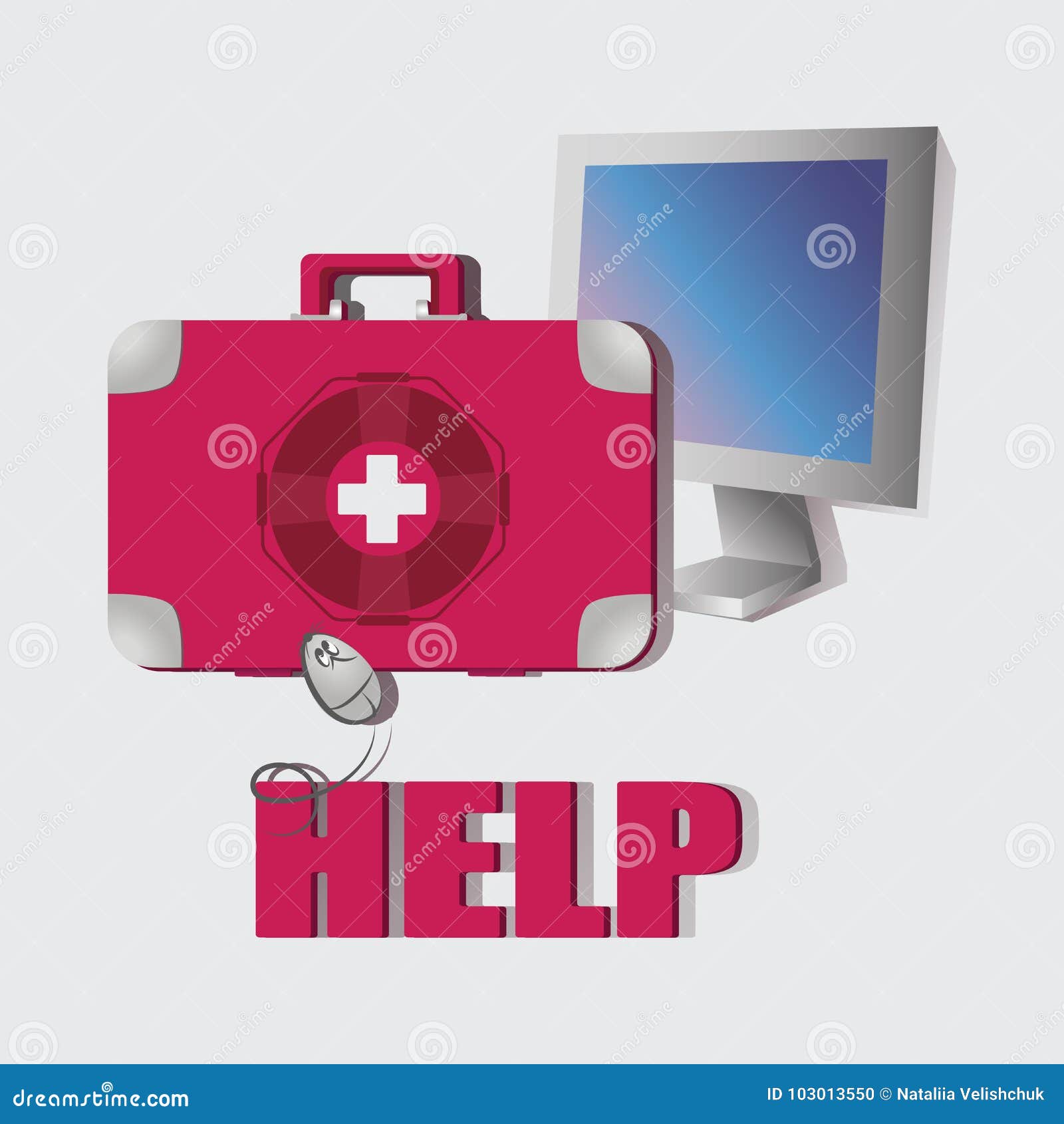 Computer Servicing Logo Design Template Sticker Icon Cartoon Vector ...