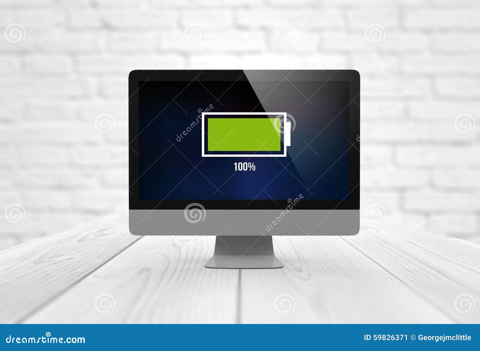 Computer energy stock illustration. Illustration of full - 59826371