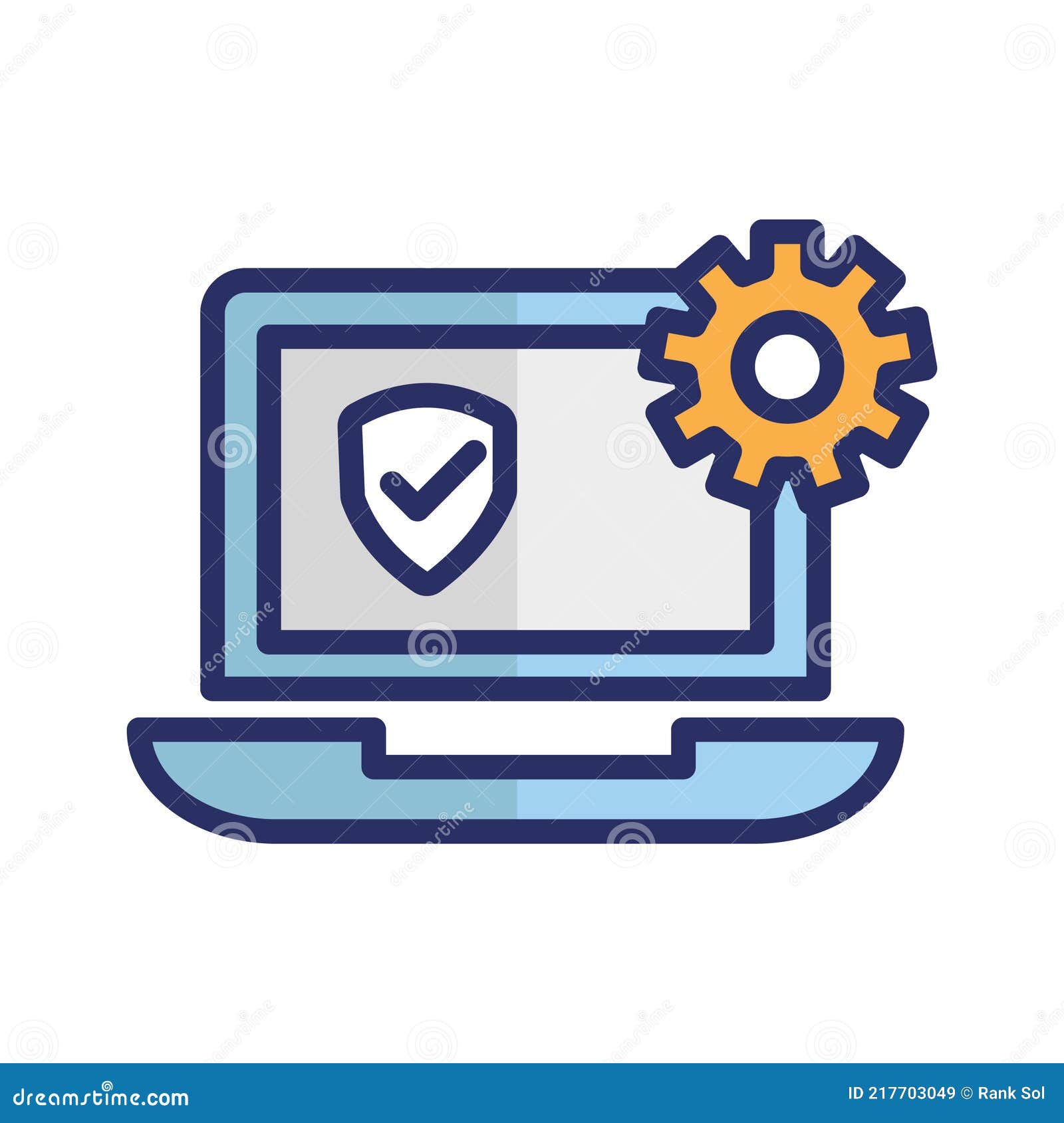 Computer Engineering Isolated Vector Icon Which Can Easily Modify or ...