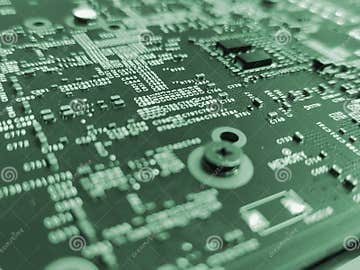 Computer Engineering Microchip Background. Microelectronic High Tech ...