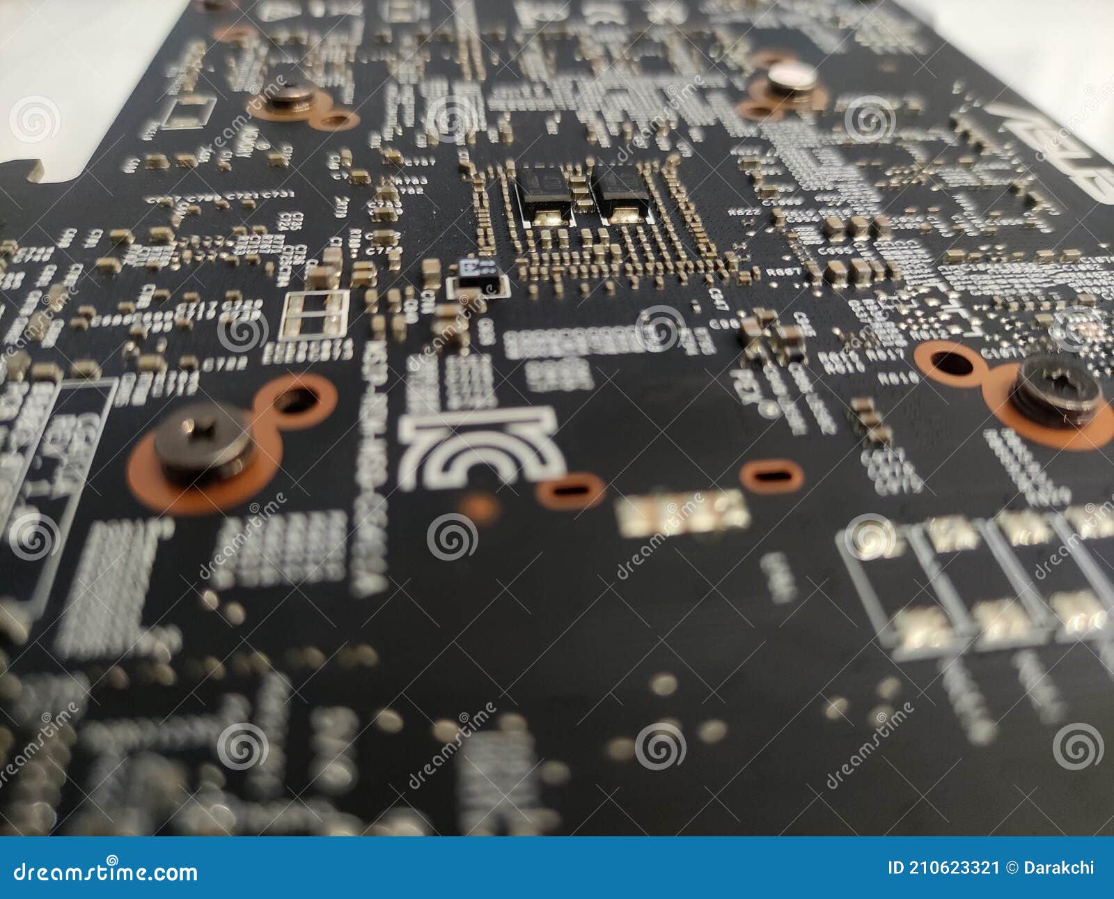 Computer Engineering Microchip Background. Microelectronic High Tech ...