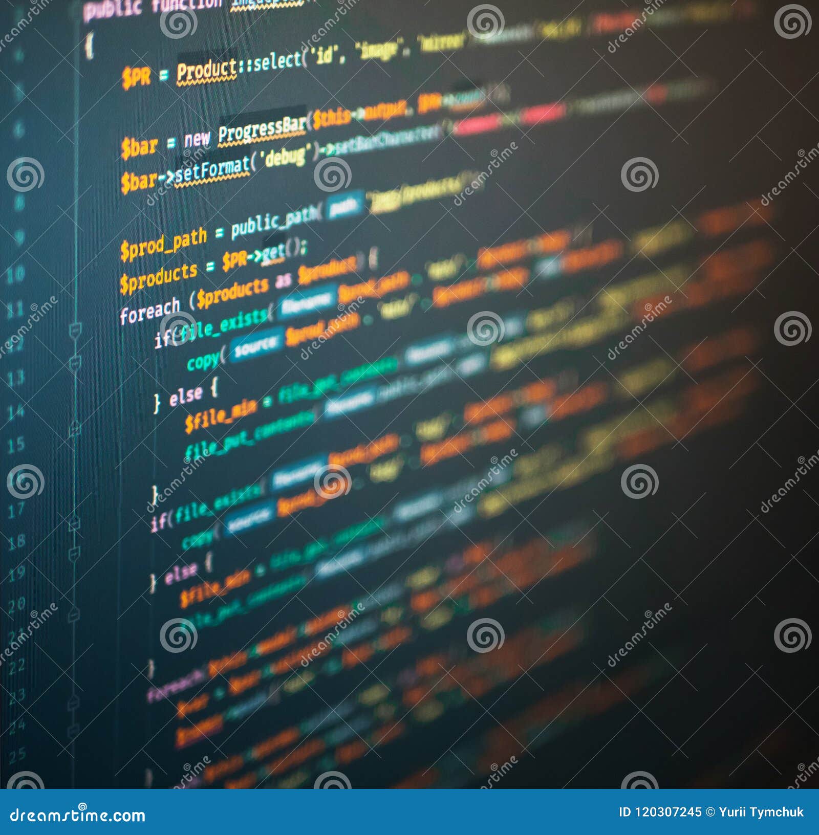 Computer Engineering of Web Site in the Code Editor Stock Image - Image ...