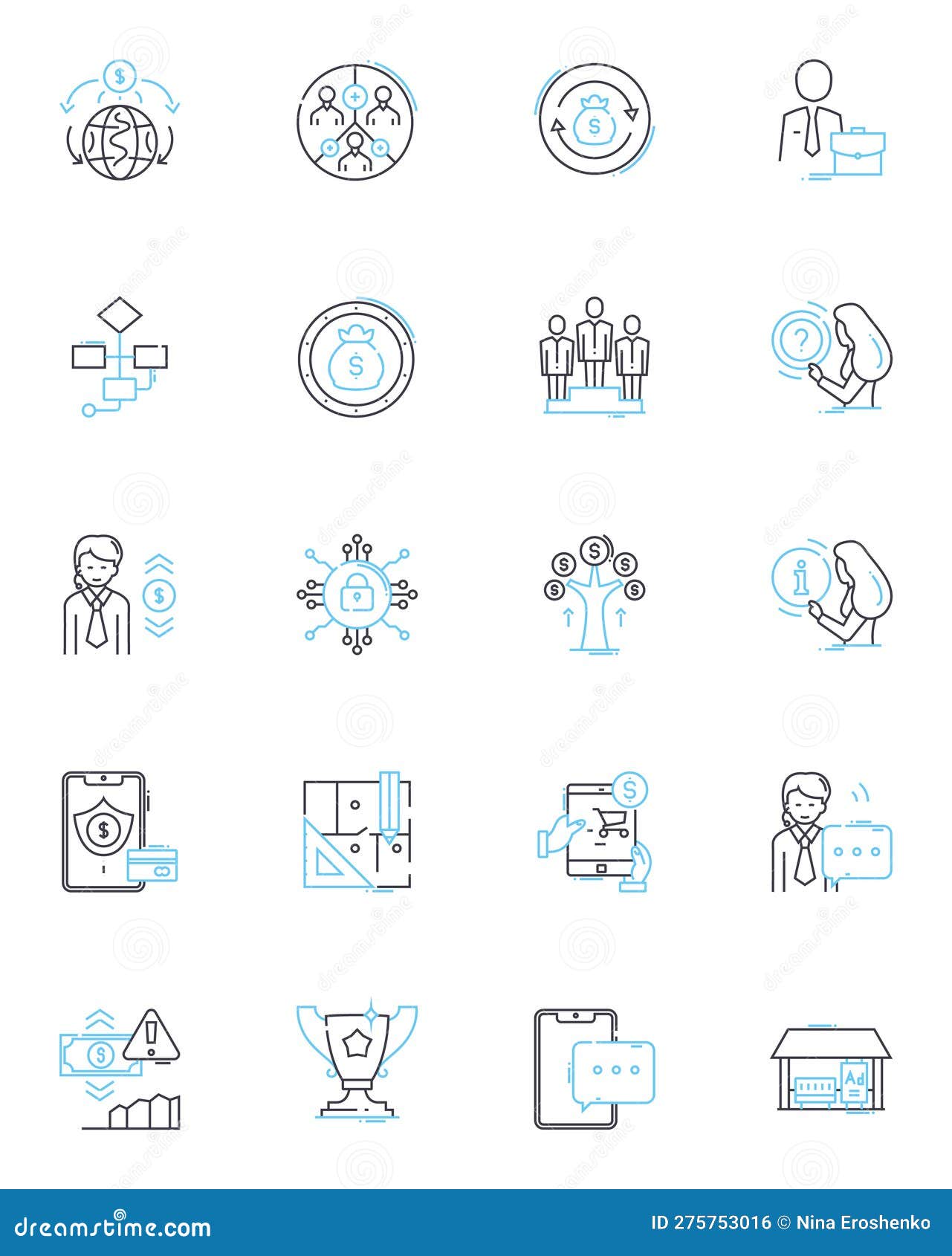 Computer Enterprise Linear Icons Set. Nerking, Security, Cloud ... Computer Enterprise Linear Icons Set. Nerking, Security, Cloud ...