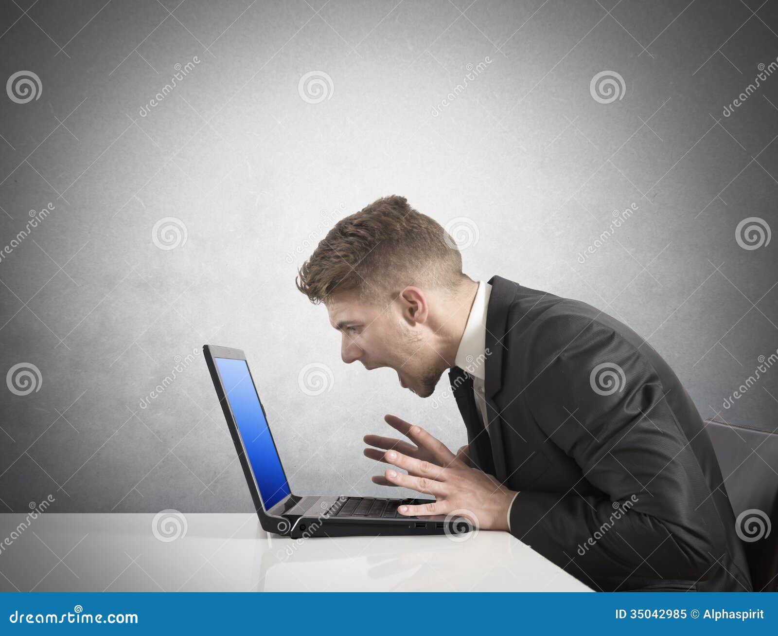 Computer error stock image. Image of computer, person - 35042985