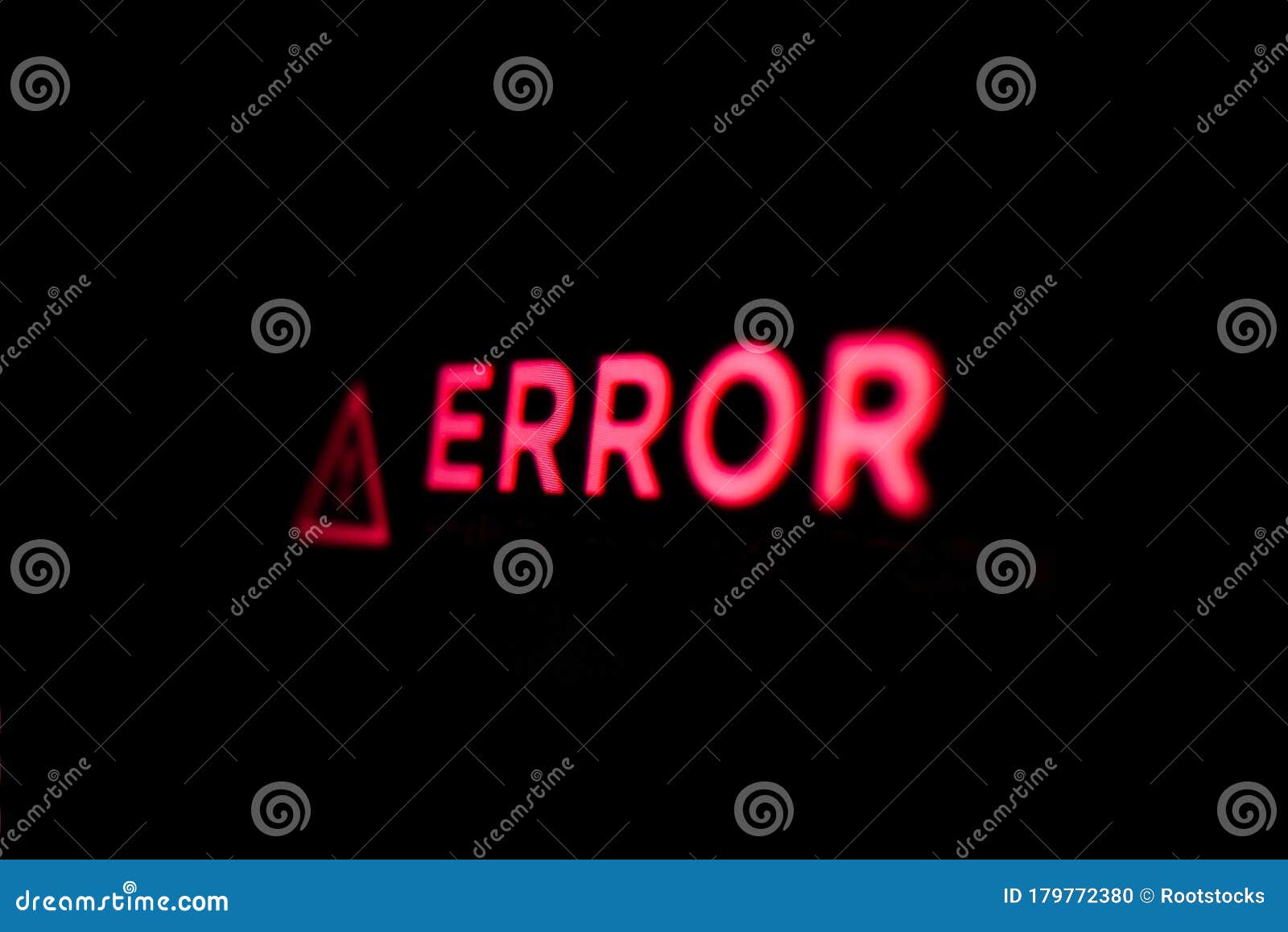 Computer error stock photo. Image of electronics, code - 179772380