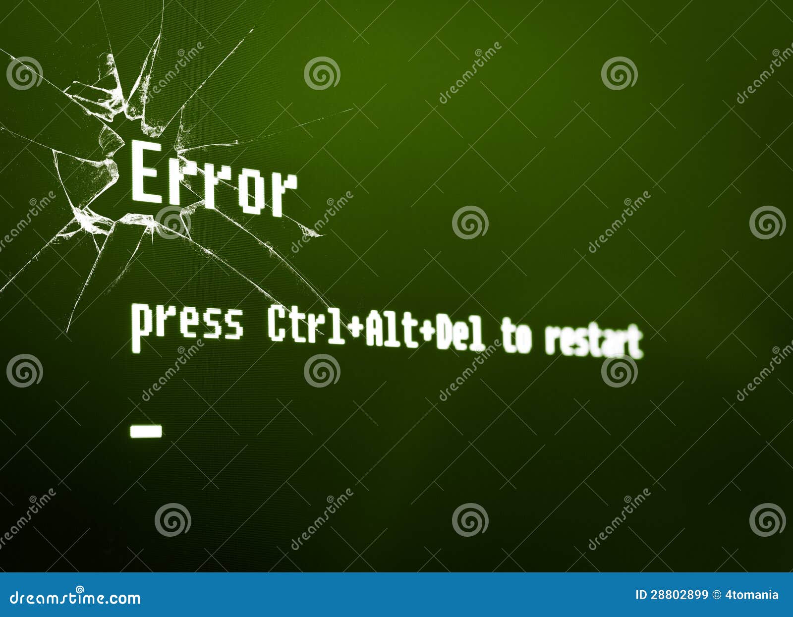 Computer Error Message on the Broken Screen Stock Image - Image of ... Computer Error Message on the Broken Screen Stock Image - Image of ...