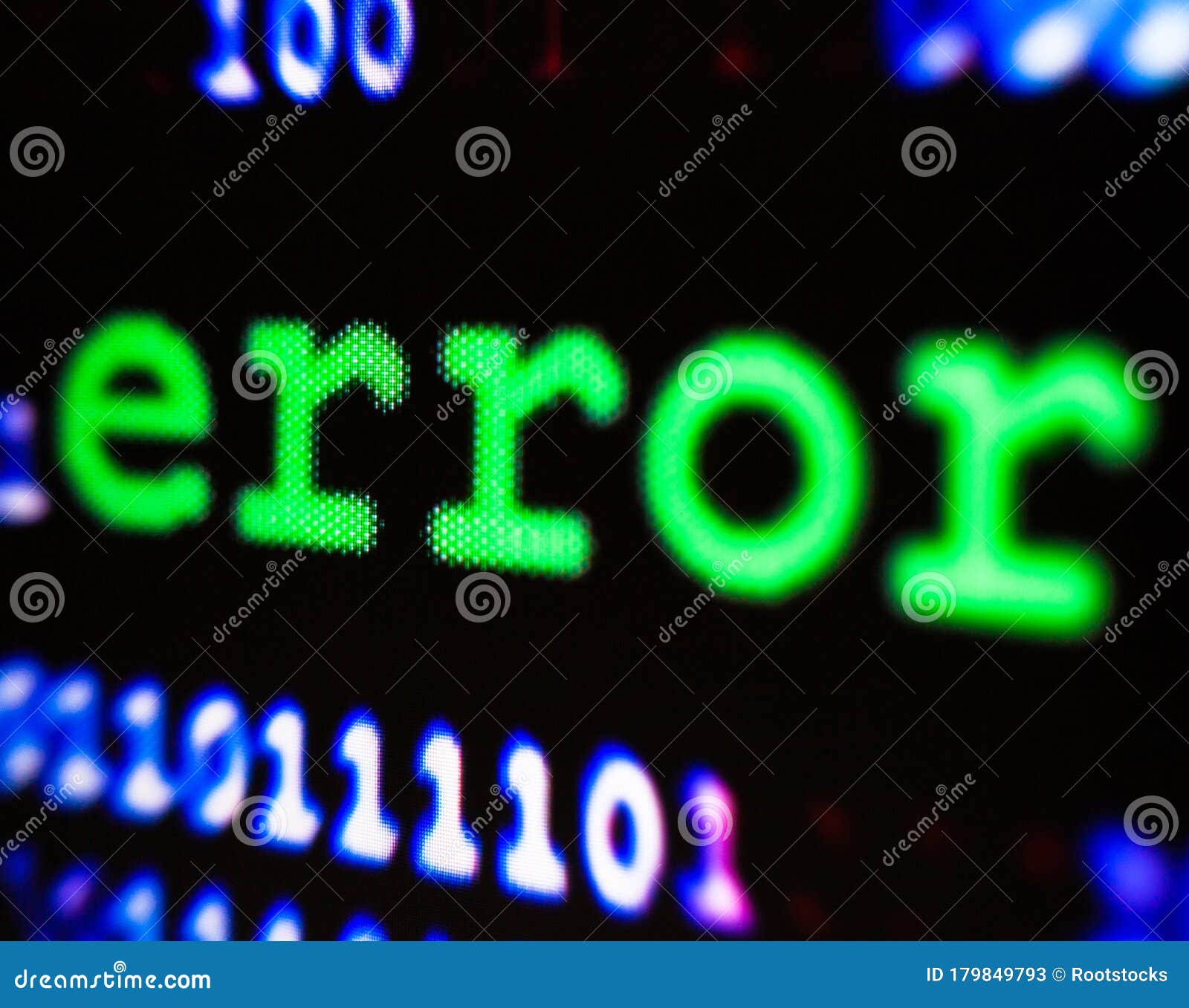Computer error stock image. Image of display, error - 179849793