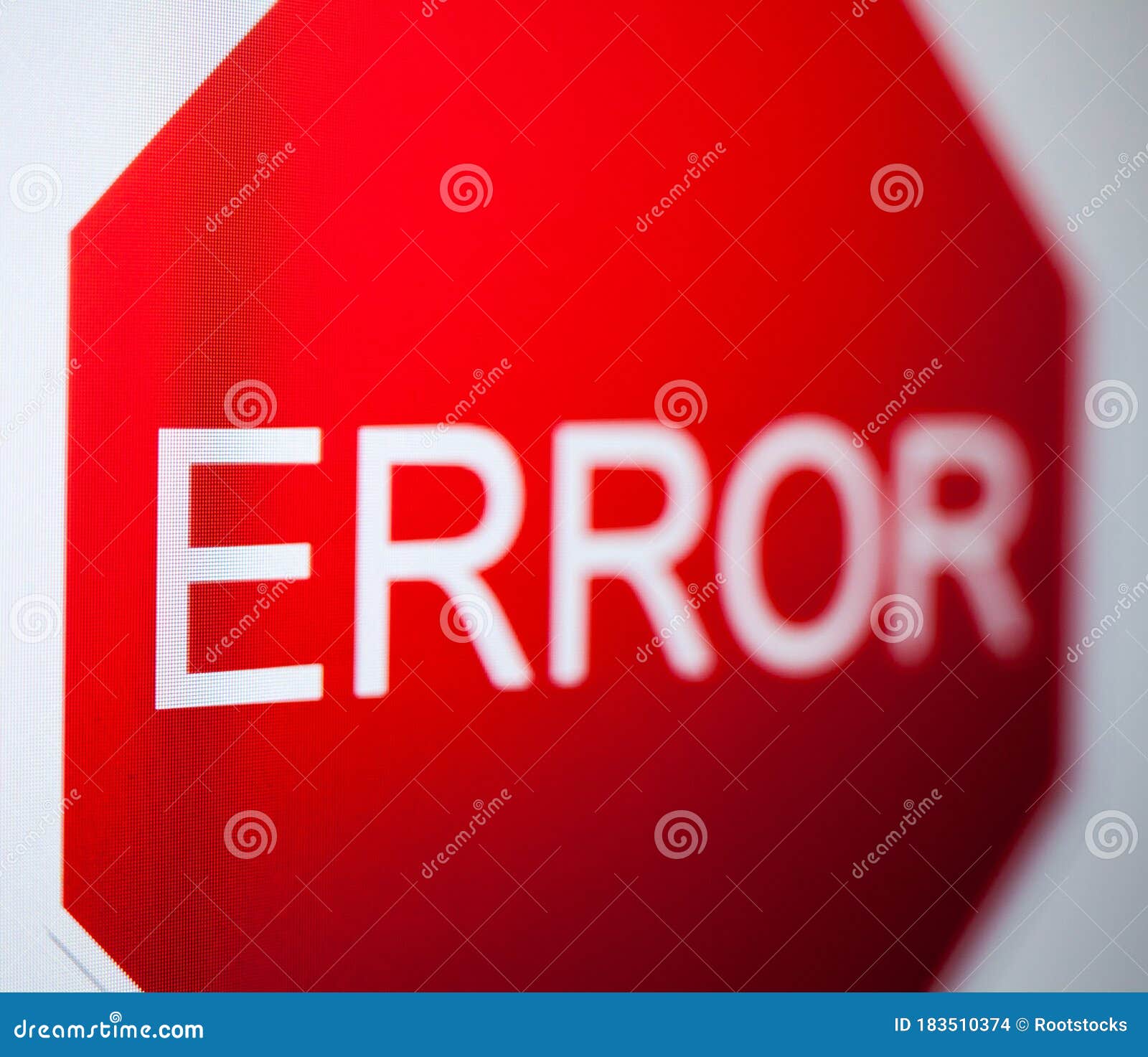 Computer error stock photo. Image of information, broken - 183510374