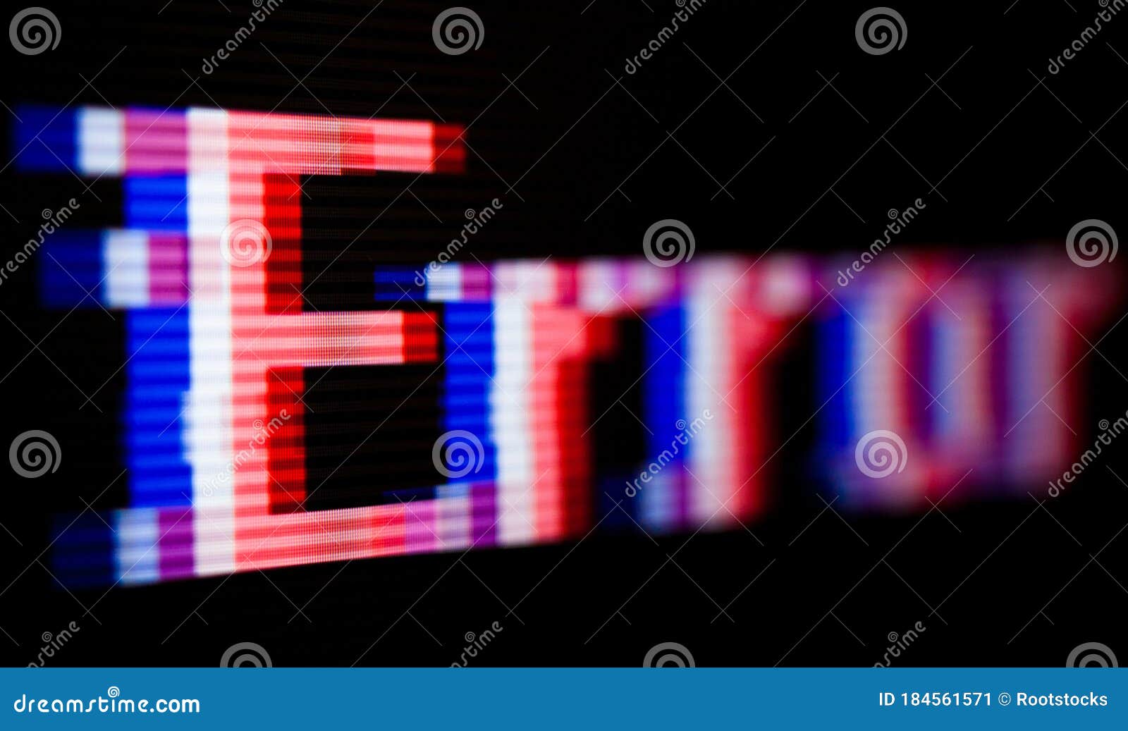 Computer error stock image. Image of code, internet - 184561571