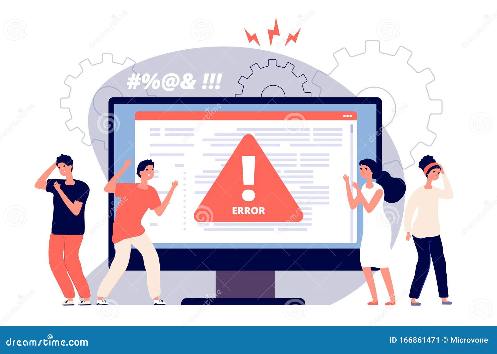 Computer Error. Warnings Unavailable Page Users, Attention Symbol ... Computer Error. Warnings Unavailable Page Users, Attention Symbol ...