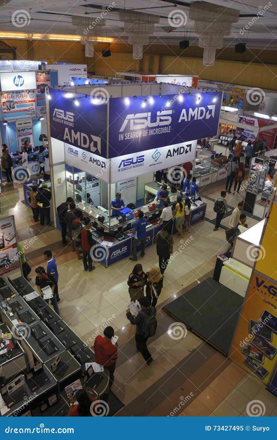 Computer exhibition editorial image. Image of solo, java - 73427495