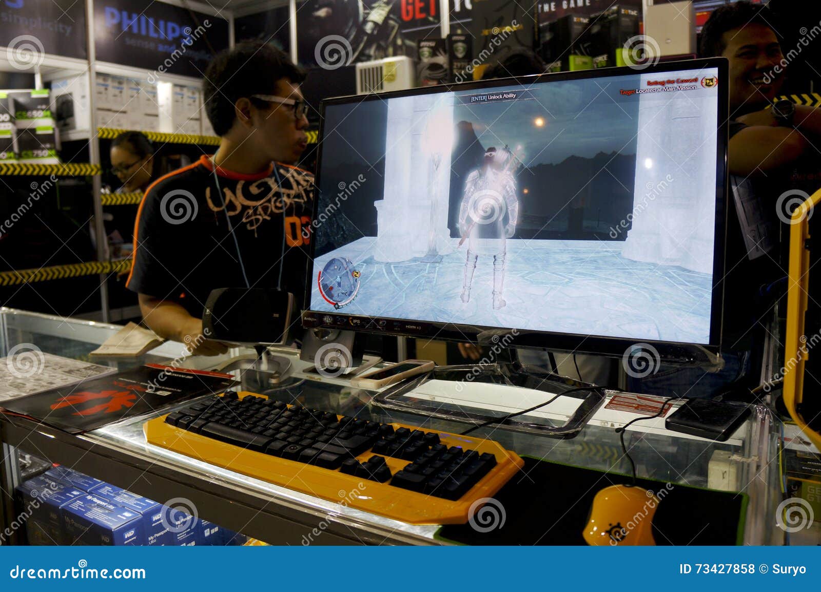 Computer exhibition editorial stock photo. Image of city - 73427858