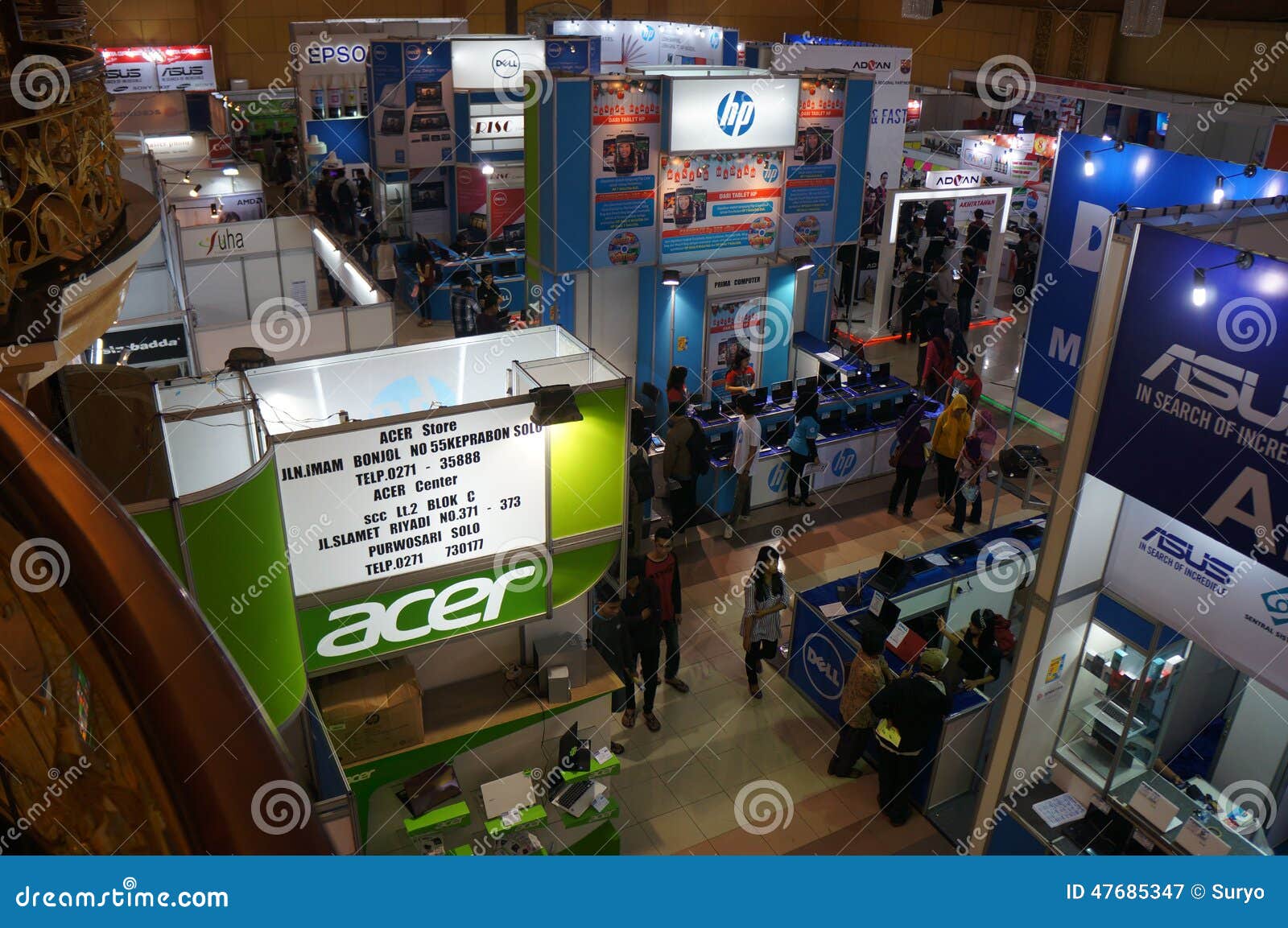 Computer exhibition editorial photography. Image of central - 47685347