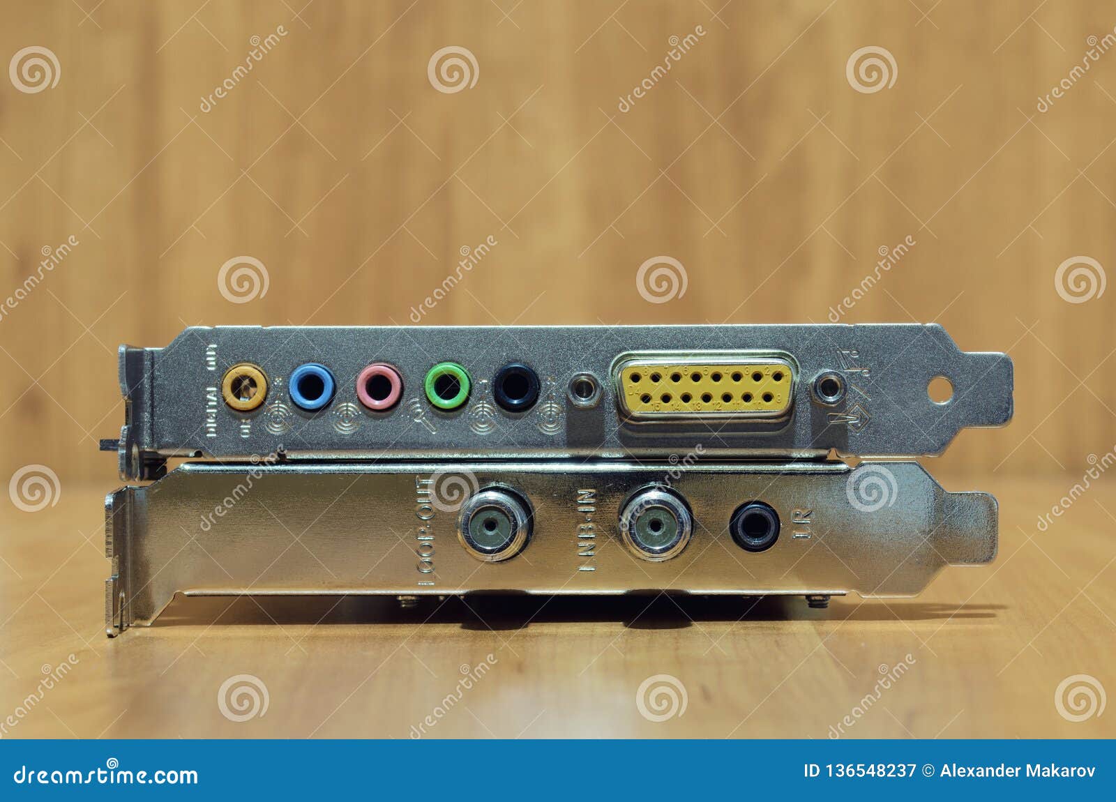 Computer Expansion Card, Sound Card Stock Image - Image of network ...
