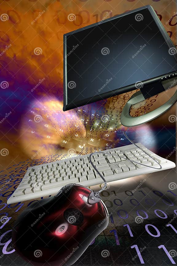 Computer Experience stock image. Image of calculation - 3884255
