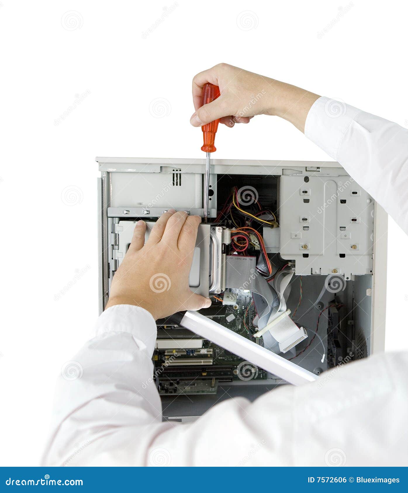 Computer expert stock photo. Image of engineer, implement - 7572606