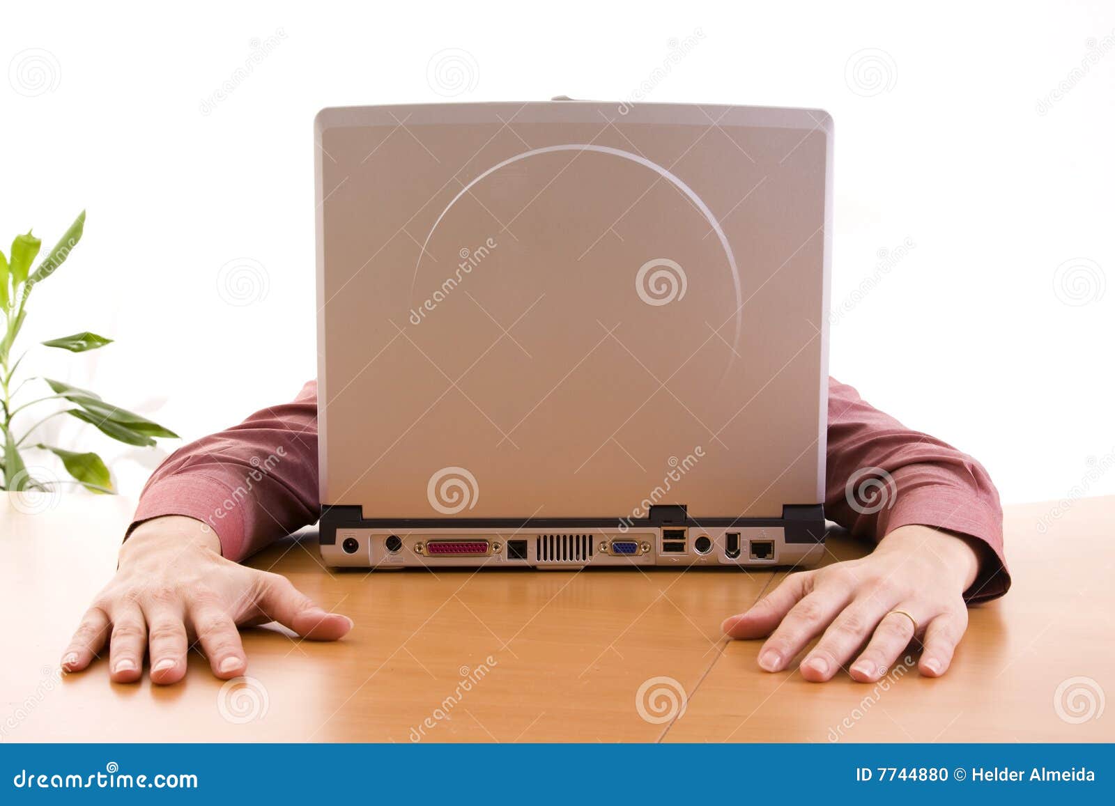 Computer face stock photo. Image of homework, overworked - 7744880