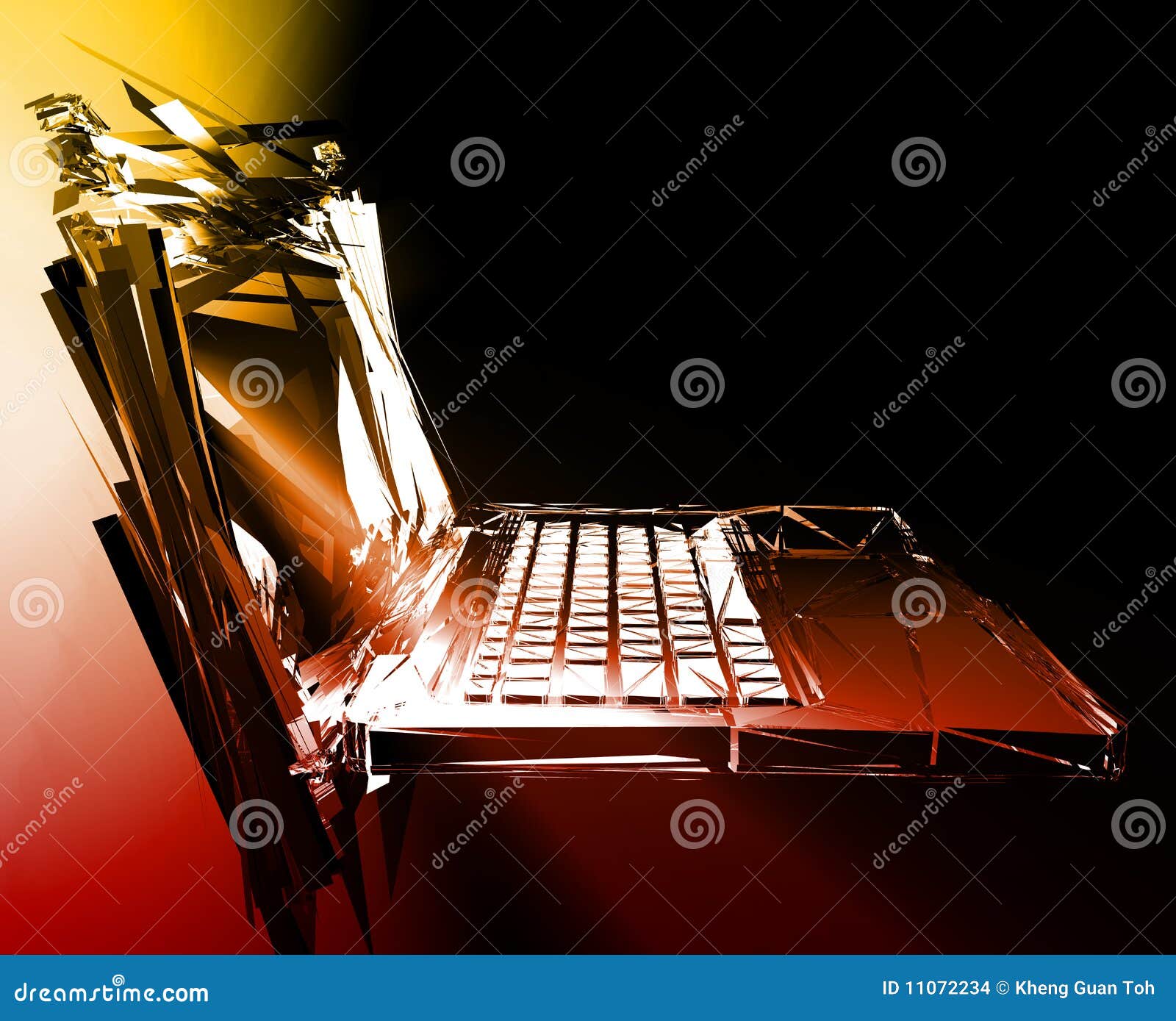 Computer failure breakdown stock illustration. Illustration of failure ...