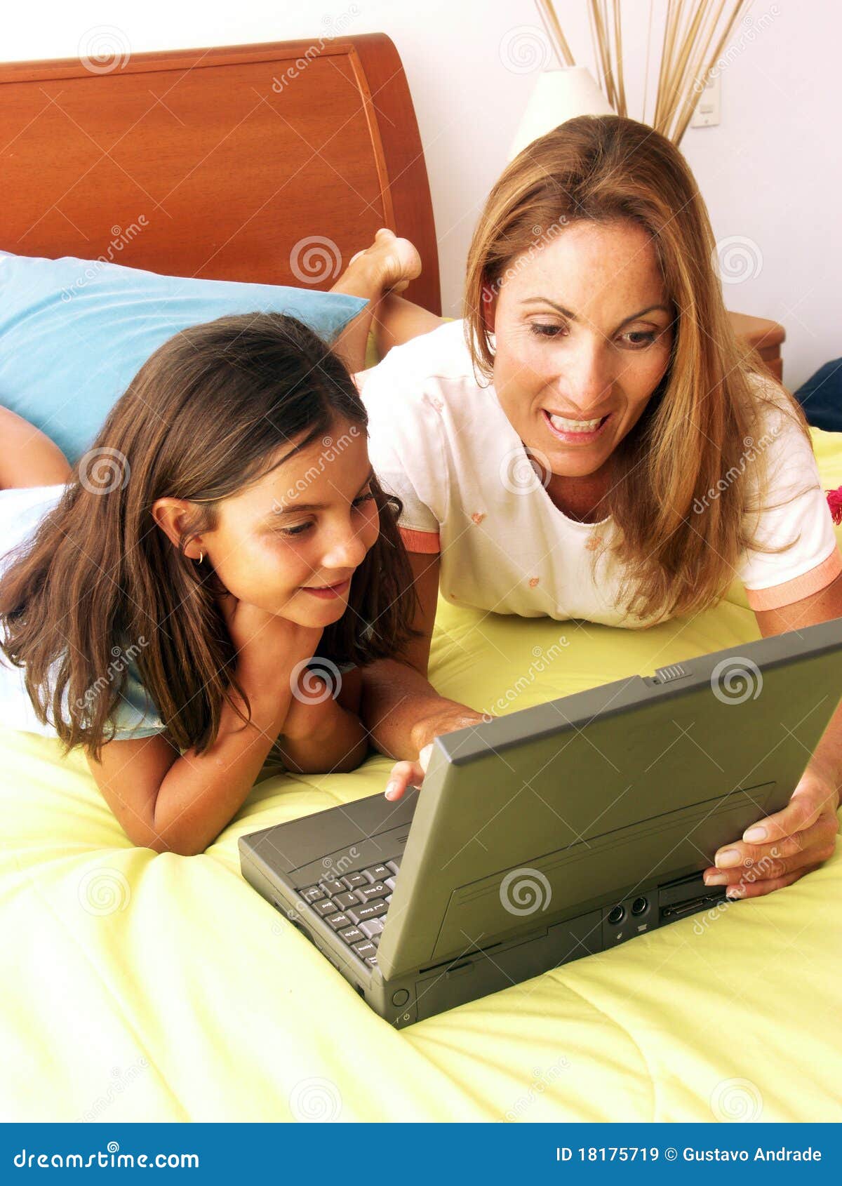 Computer family. stock image. Image of room, genes, learning - 18175719