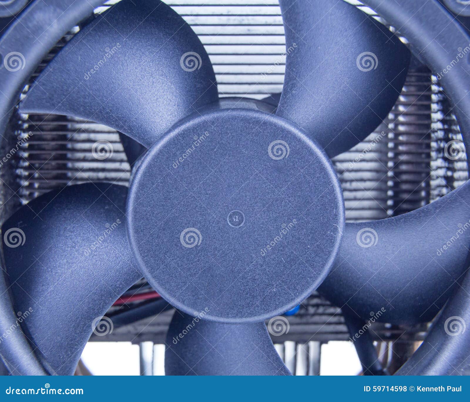 Computer fan on heatsink stock photo. Image of cooling - 59714598