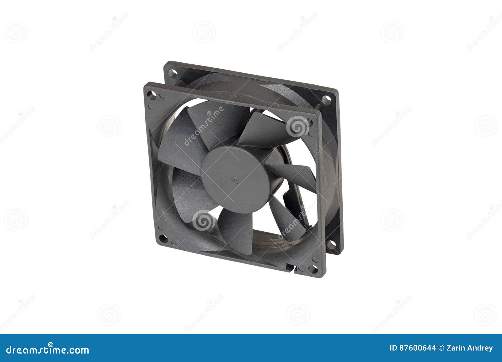 Computer fan isolated stock photo. Image of detail, component - 87600644