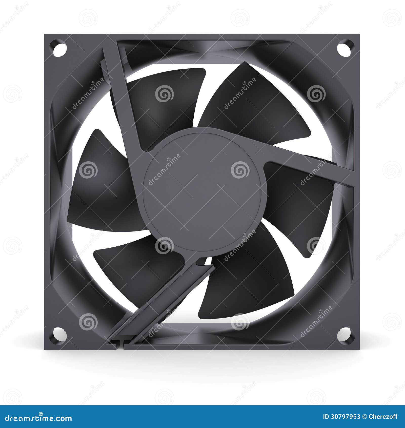 Computer fan stock illustration. Illustration of blower - 30797953