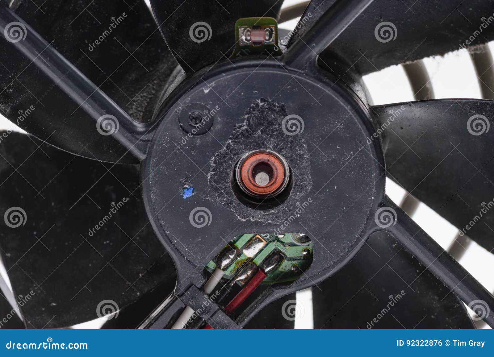 Computer Fan from Old Desktop Stock Photo - Image of cooling, metal ...