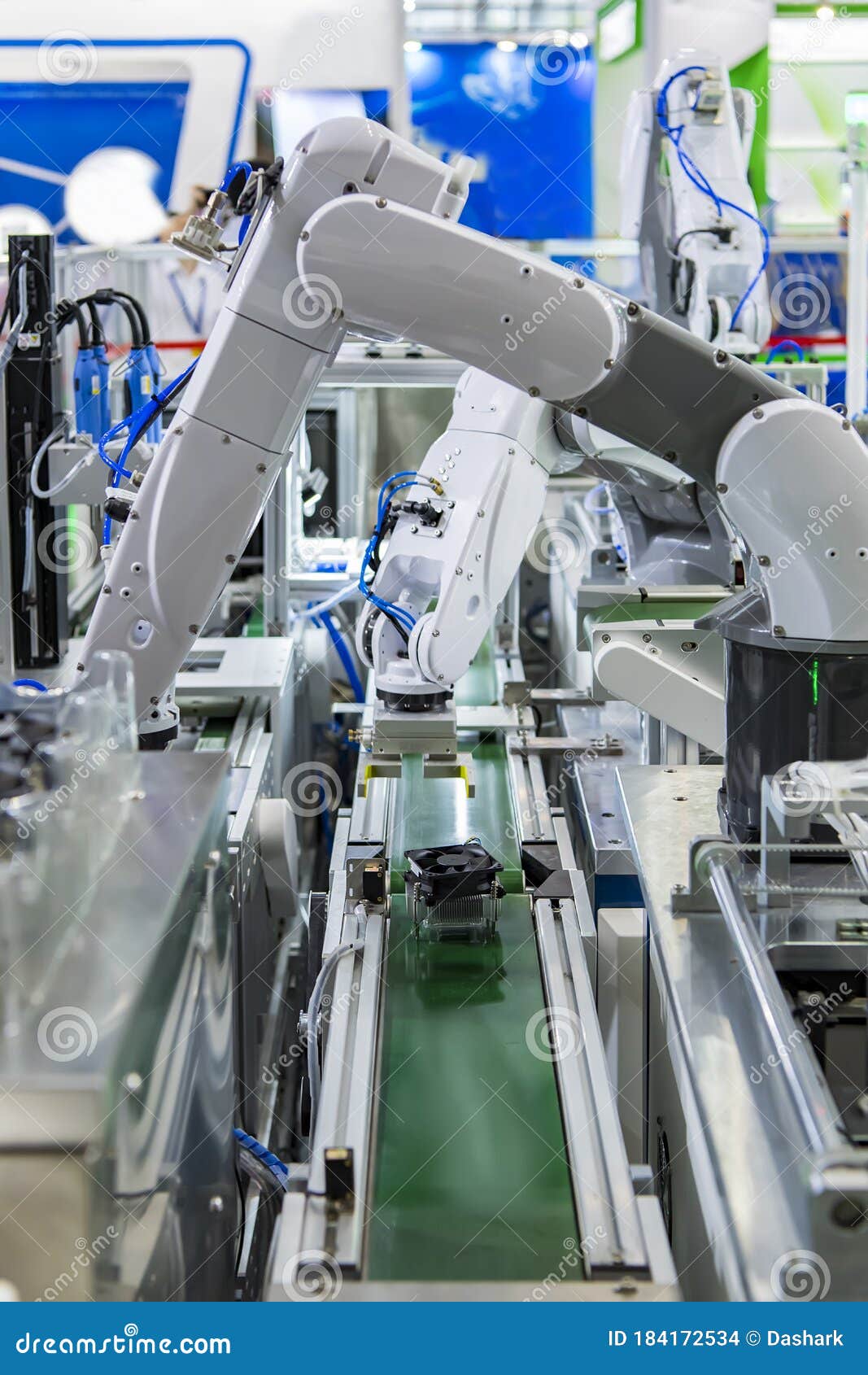 Computer Fan with Robotic and Automation System Control Application ...