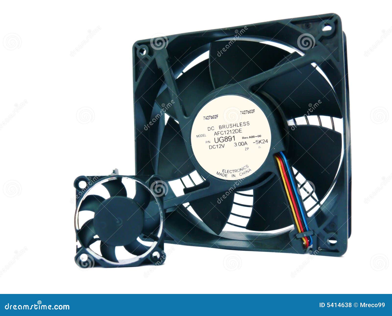 Computer Fans stock photo. Image of white, background - 5414638