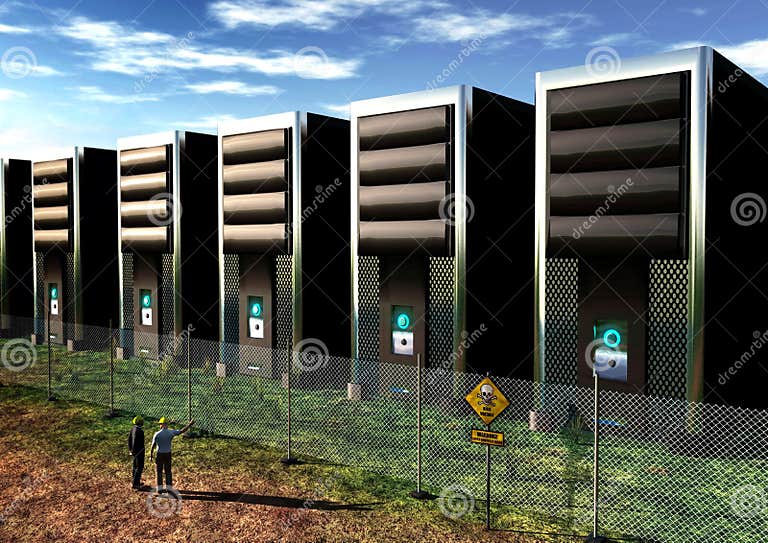 Computer Farm stock photo. Image of info, internet, engineer - 5632460