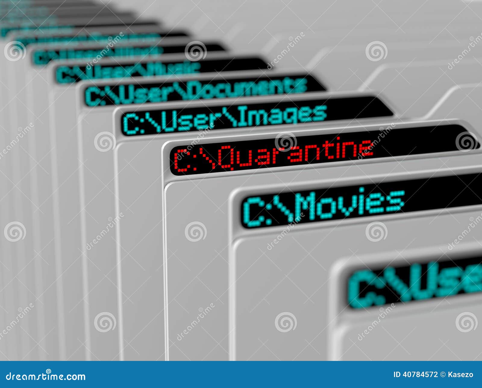Computer file system stock illustration. Illustration of icons - 40784572