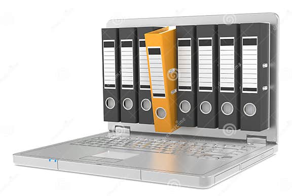 Computer Files stock illustration. Illustration of base - 22406466