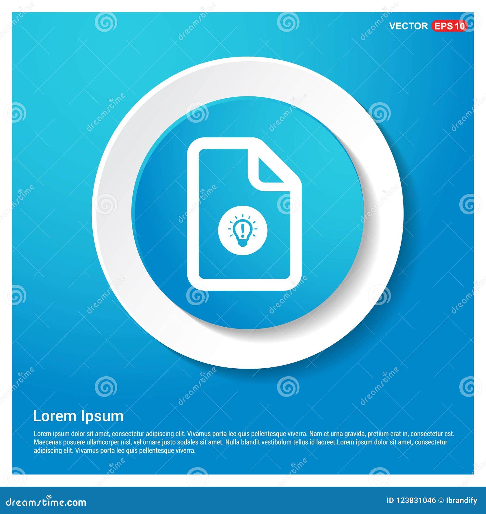 Computer Files Icons Abstract Blue Web Sticker Button Stock Vector ...