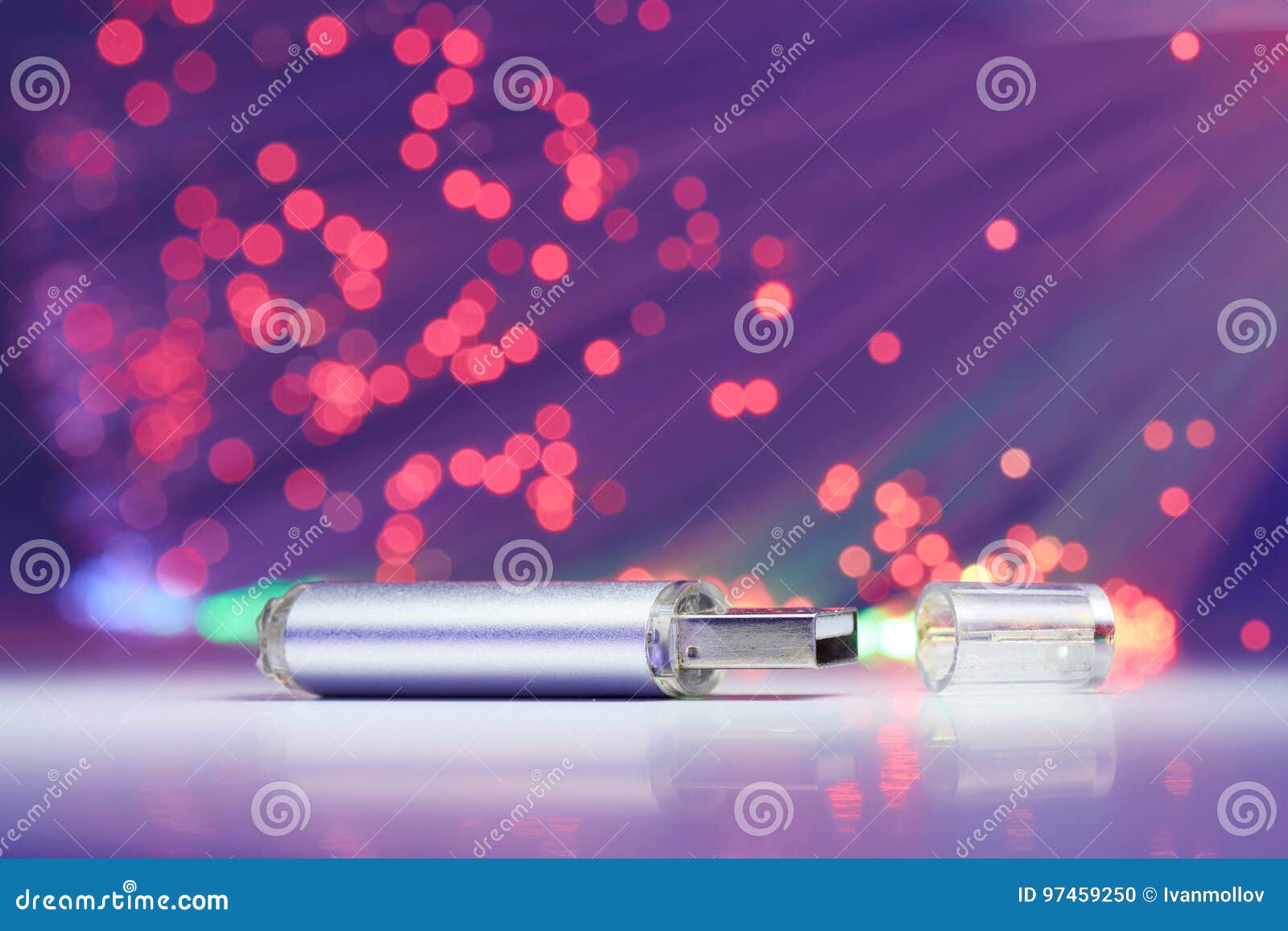 Computer Flash Memory Stick Stock Photo - Image of accessory ...