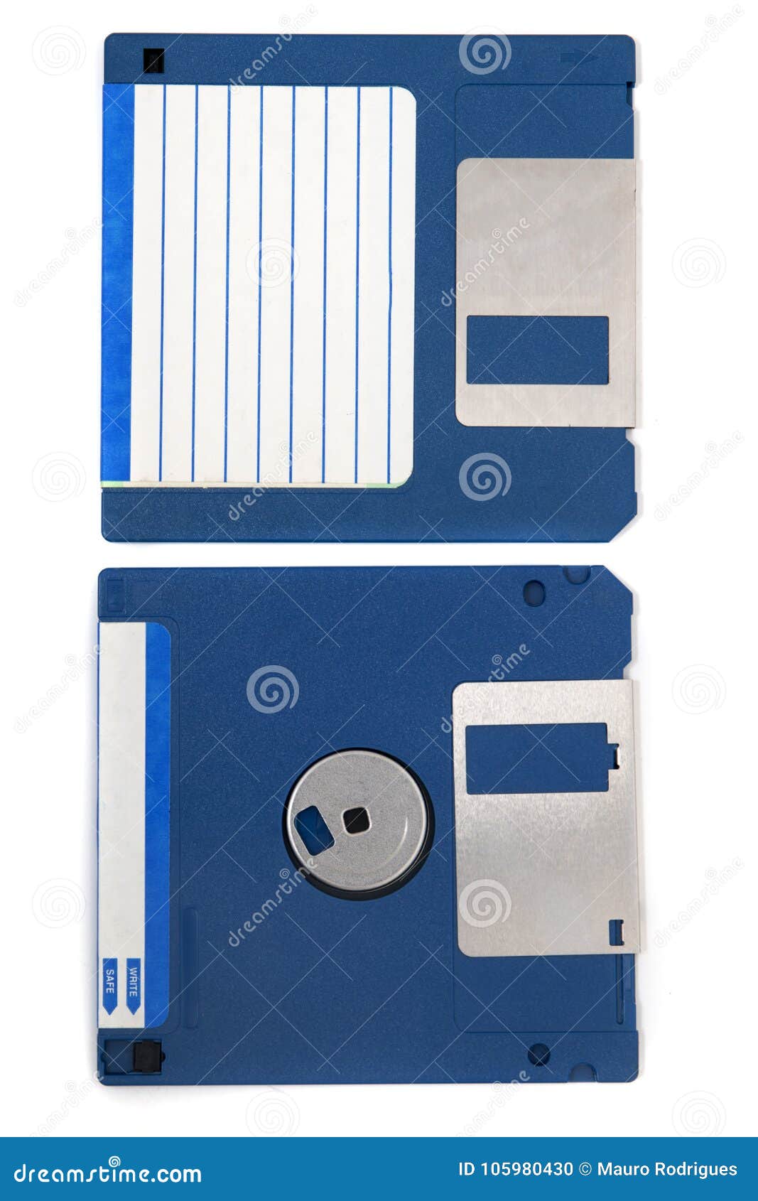 Computer floppy disk stock photo. Image of information - 105980430