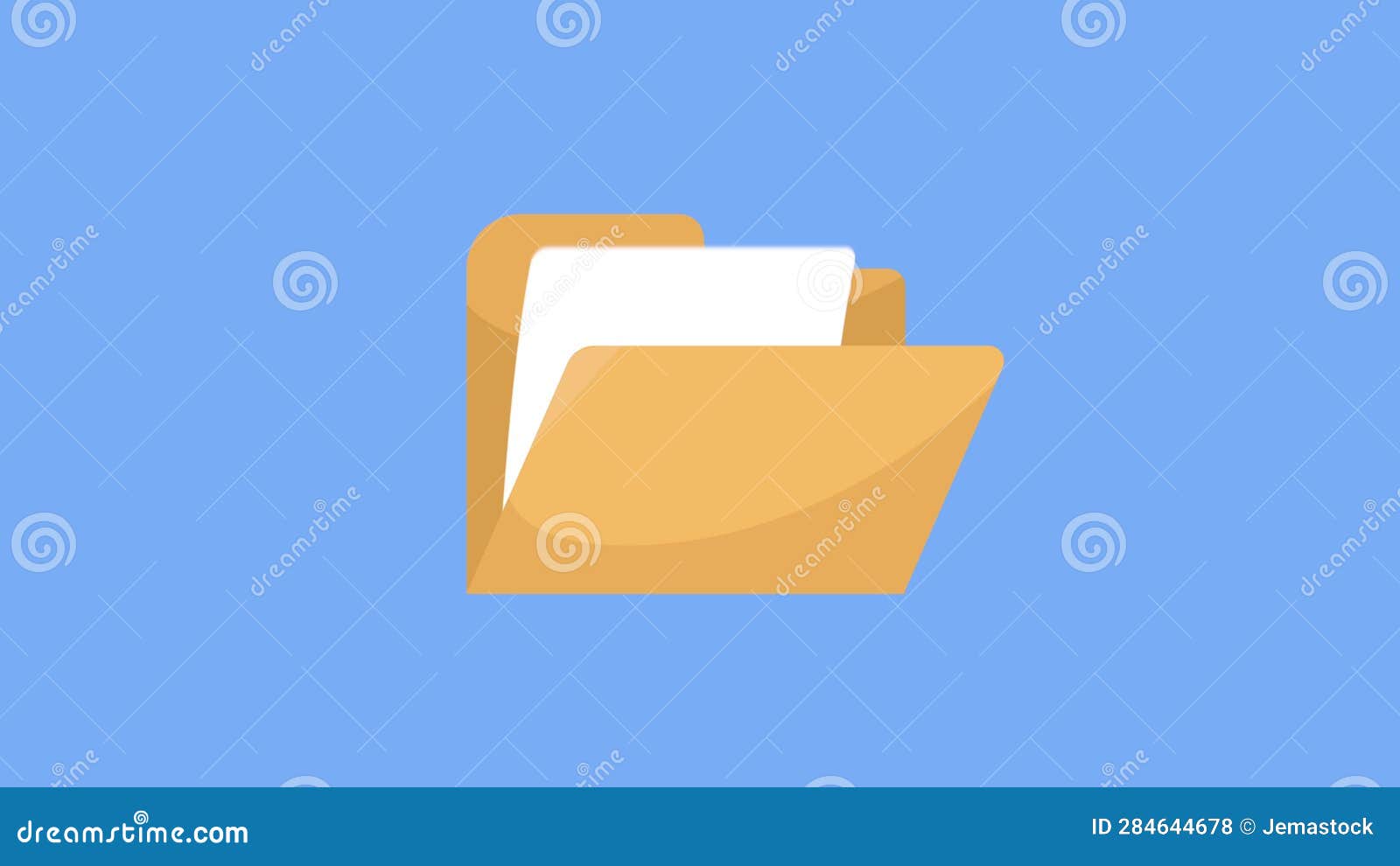 Computer Folder File Documents Animation Stock Footage - Video of ...