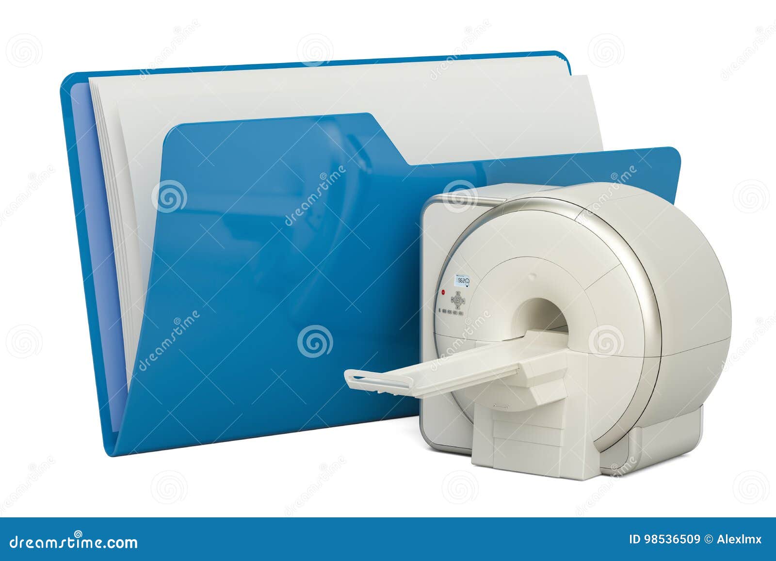 SOP Magnetic Folder Display Vector Mockup. Wall Document Holder ...