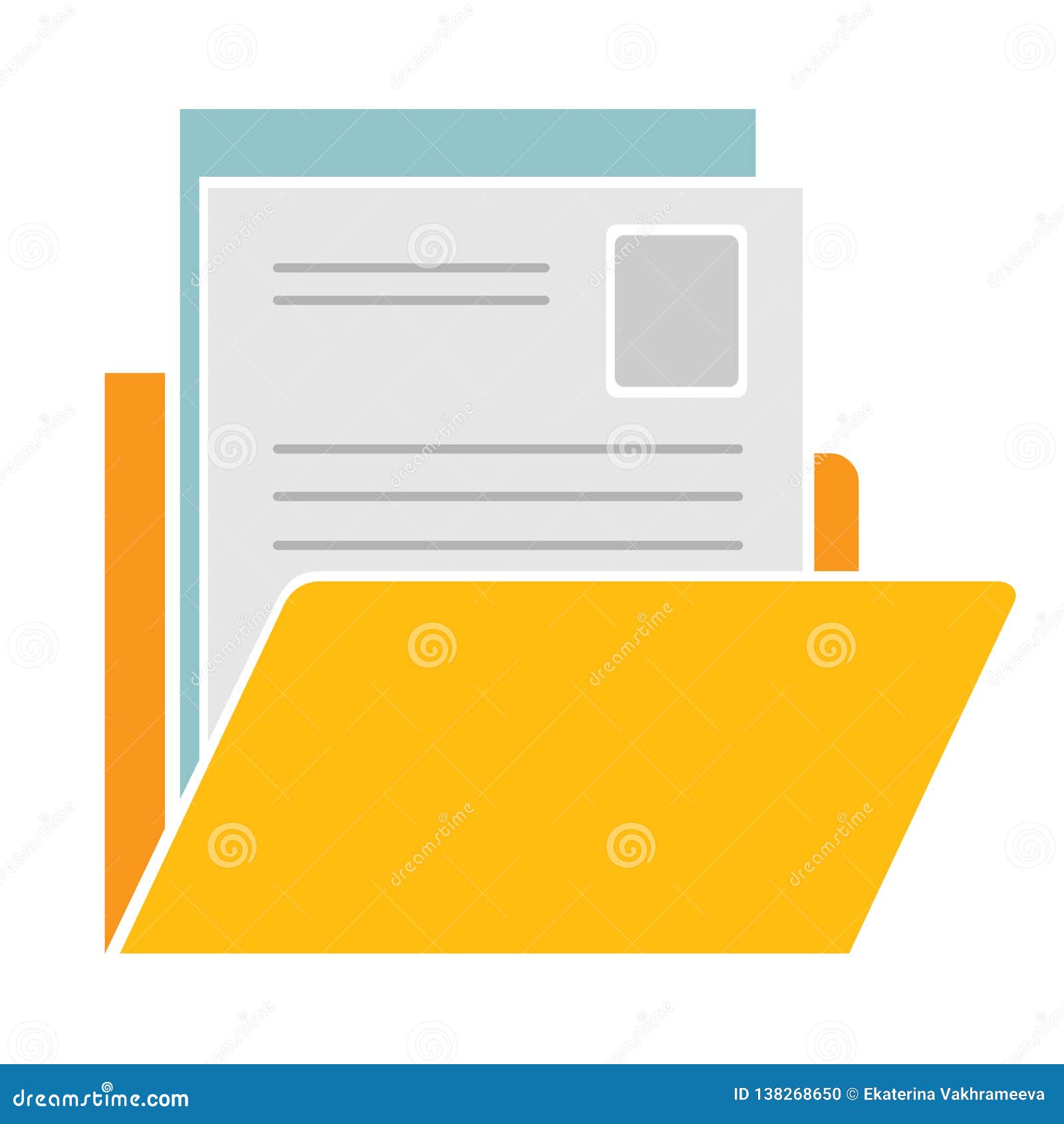 Computer Folder Icon-storage Symbol-data Illustration-directory. Vector ...