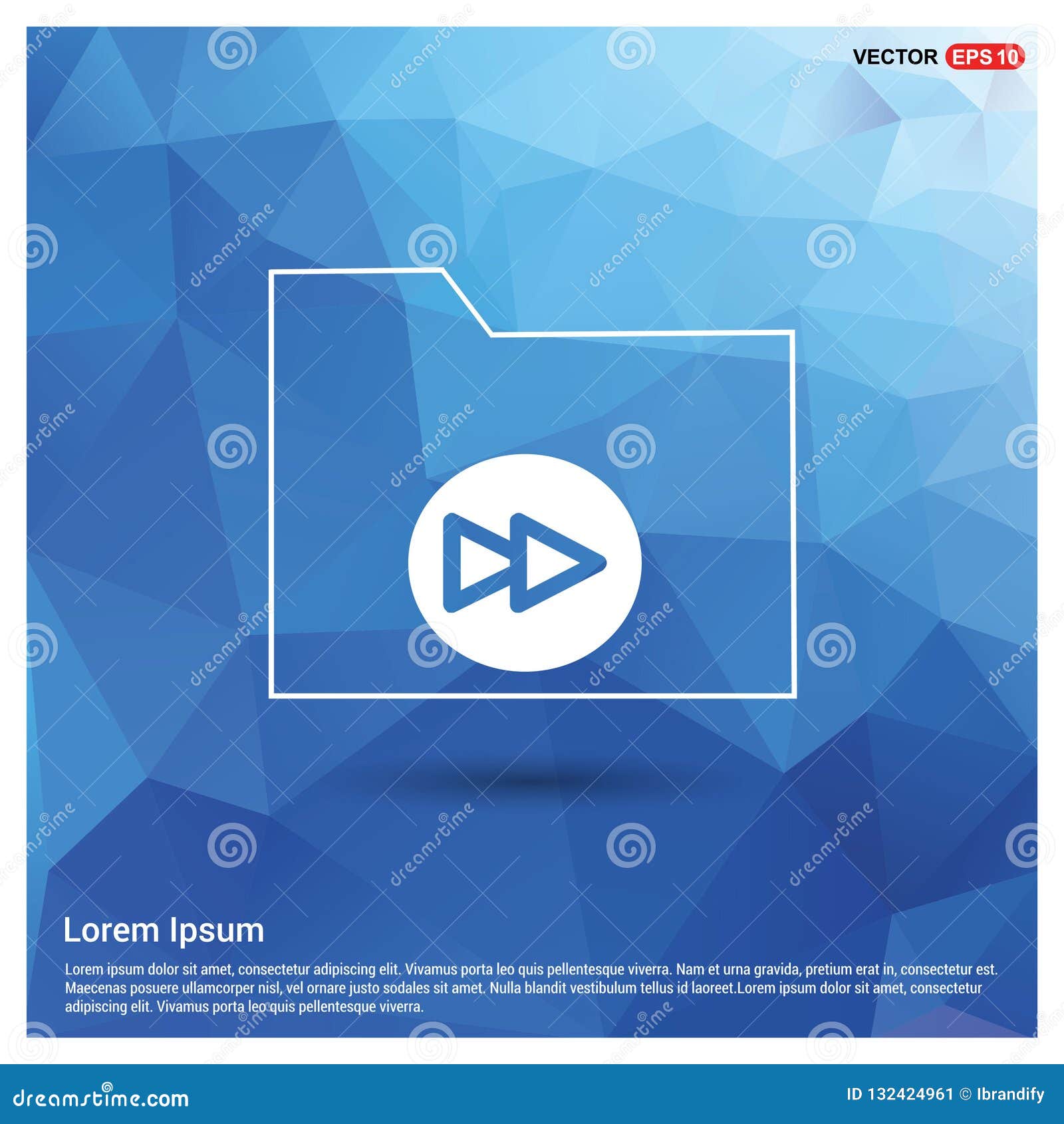 Computer Folder Icon stock vector. Illustration of interface - 132424961