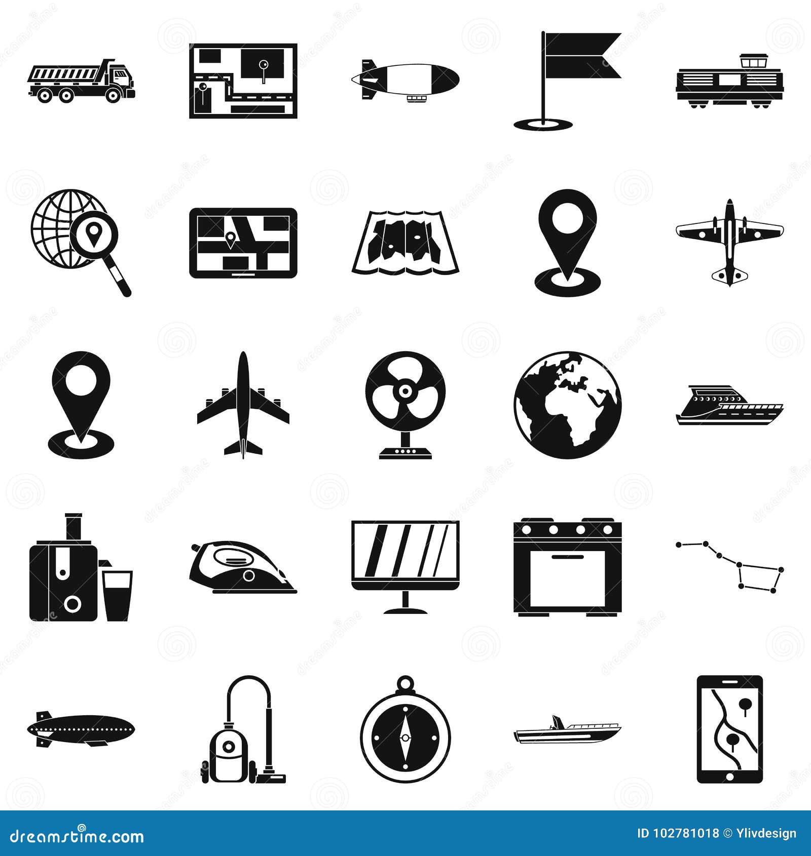 Set Of Forensics Icons. Simple Line Art Style Icons Pack. Vector ...