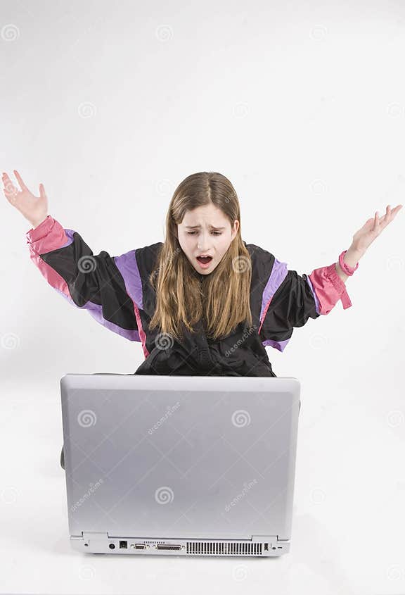 Computer Frustration stock image. Image of forum, freeze - 8683875