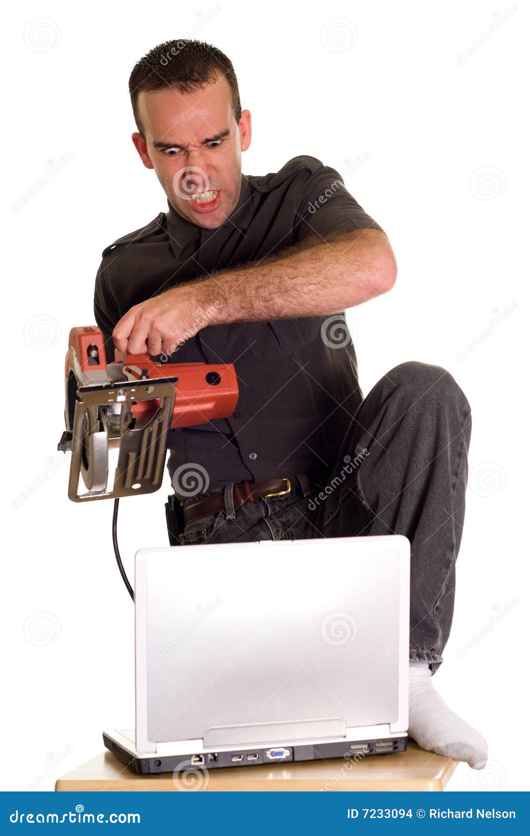 Computer Frustrations stock photo. Image of frustration - 7233094