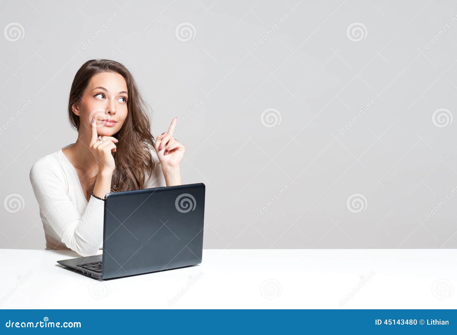 Computer fun. stock photo. Image of attractive, gorgeous - 45143480