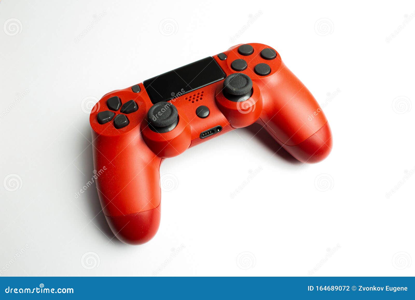 Computer Game Controller on White Background. Gaming Concept Stock ...