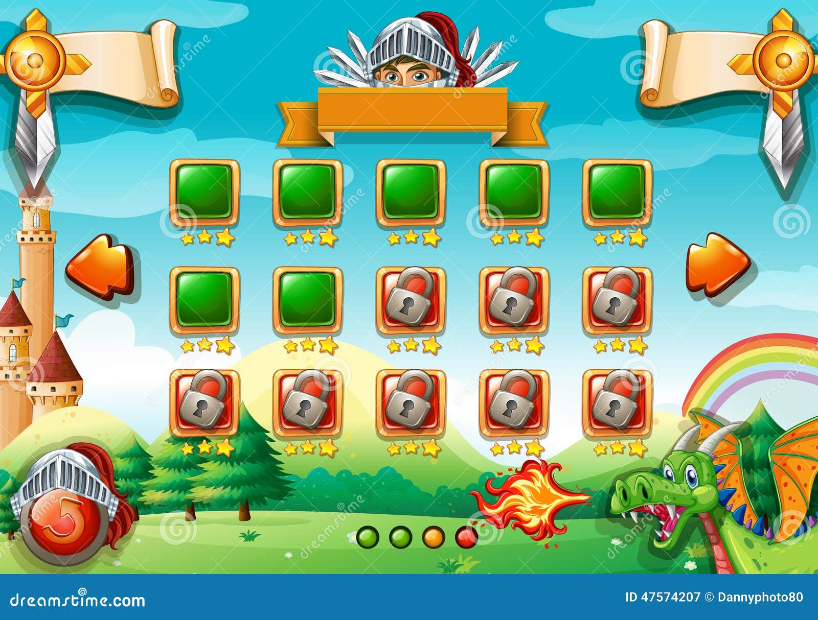 Colourful Computer Game Stock Illustrations – 242 Colourful Computer ...