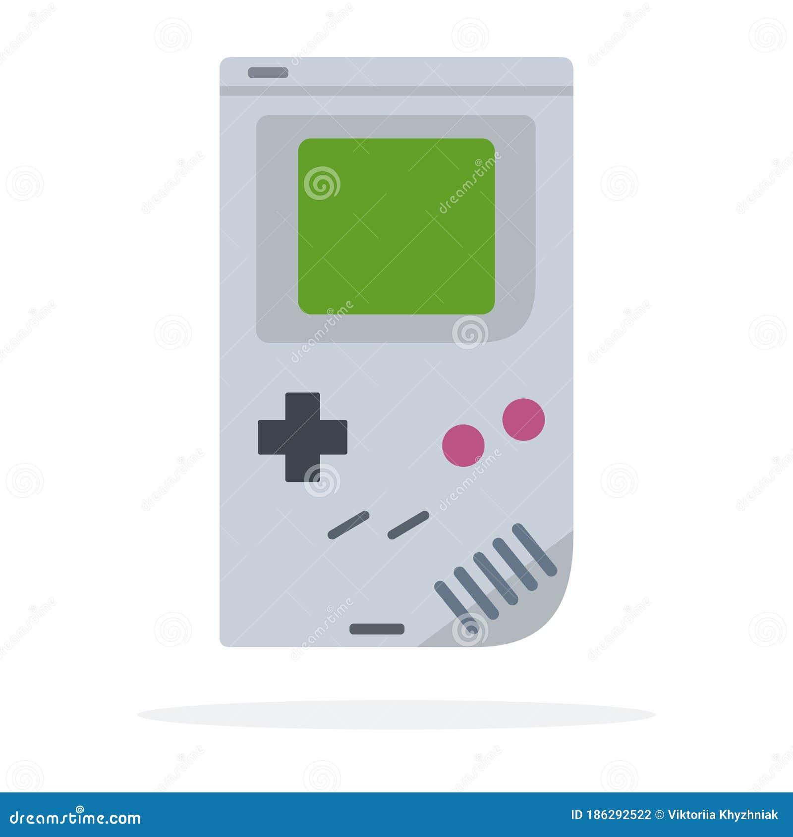 Computer Game Pad Tetris Vector Icon Flat Isolated Stock Vector ...