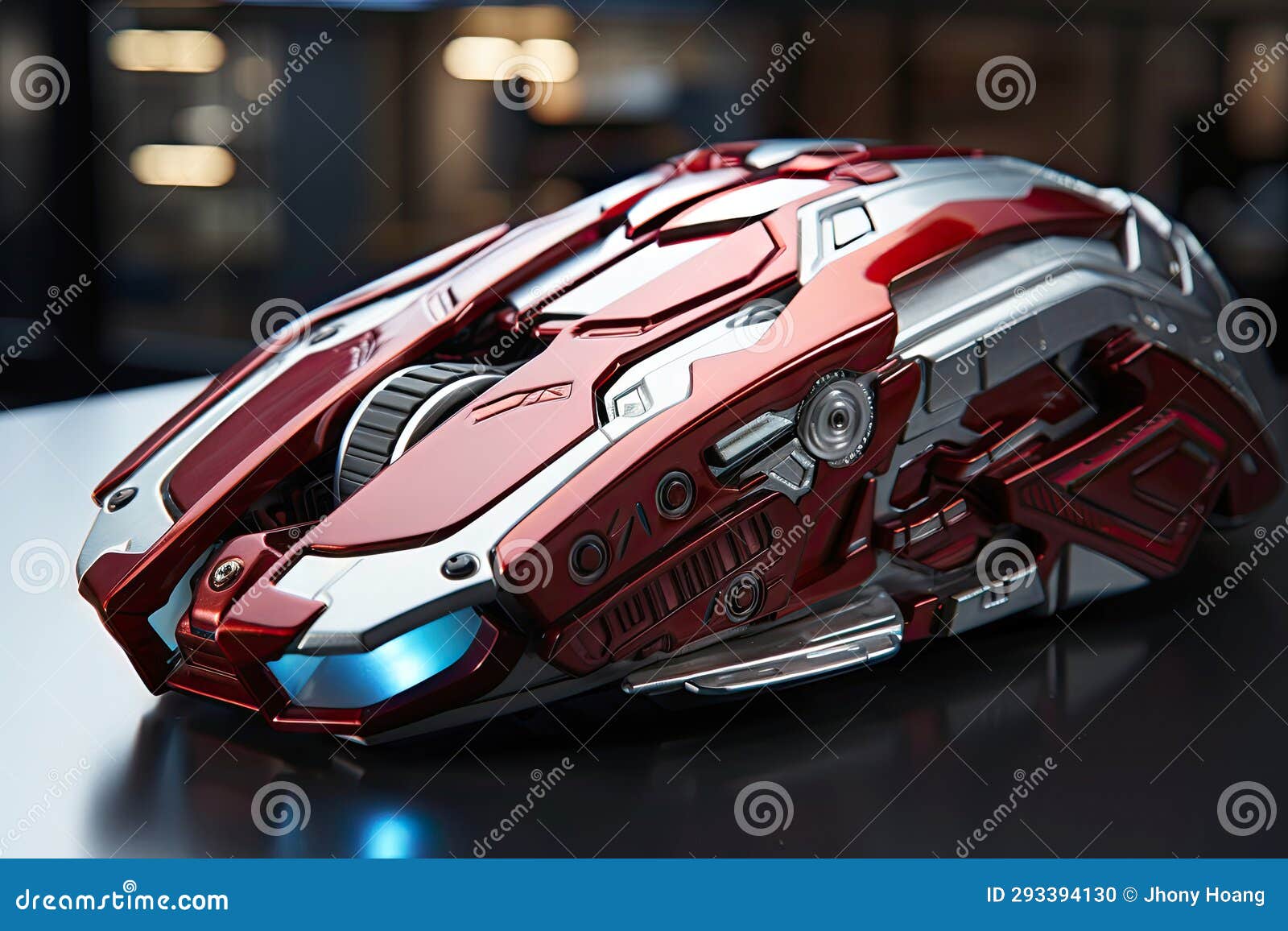 Computer Gaming Mouse Future Technology Stock Illustration ...