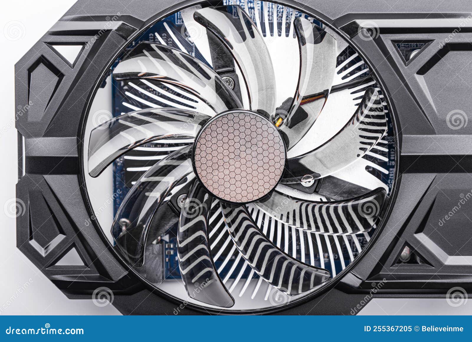 Computer Gaming Powerful Modern Graphic Card Stock Image - Image of ...